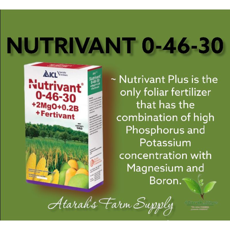 COD! Nutrivant Foliar + Fertivant (1kg) | Shopee Philippines