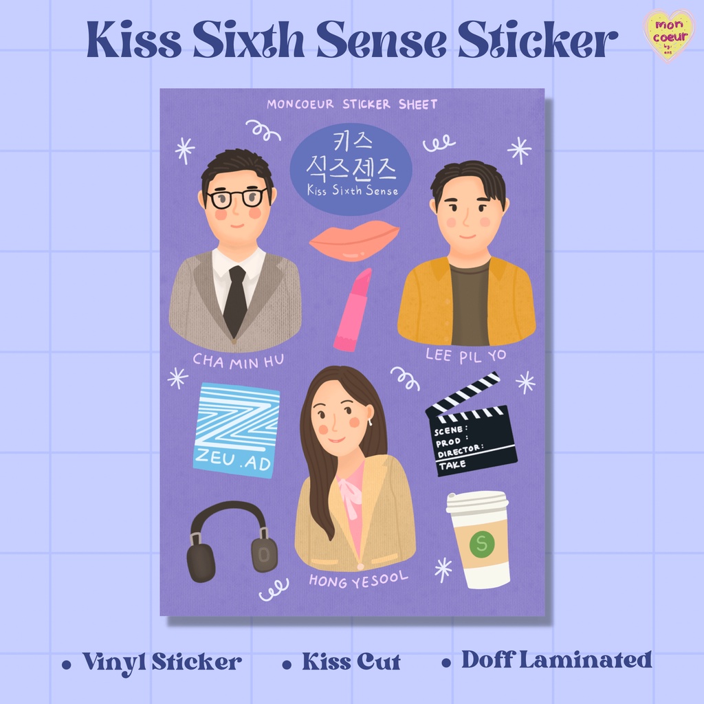 Drakor Edition Kiss Sixth Sense Sticker by Moncoeur | Shopee Philippines