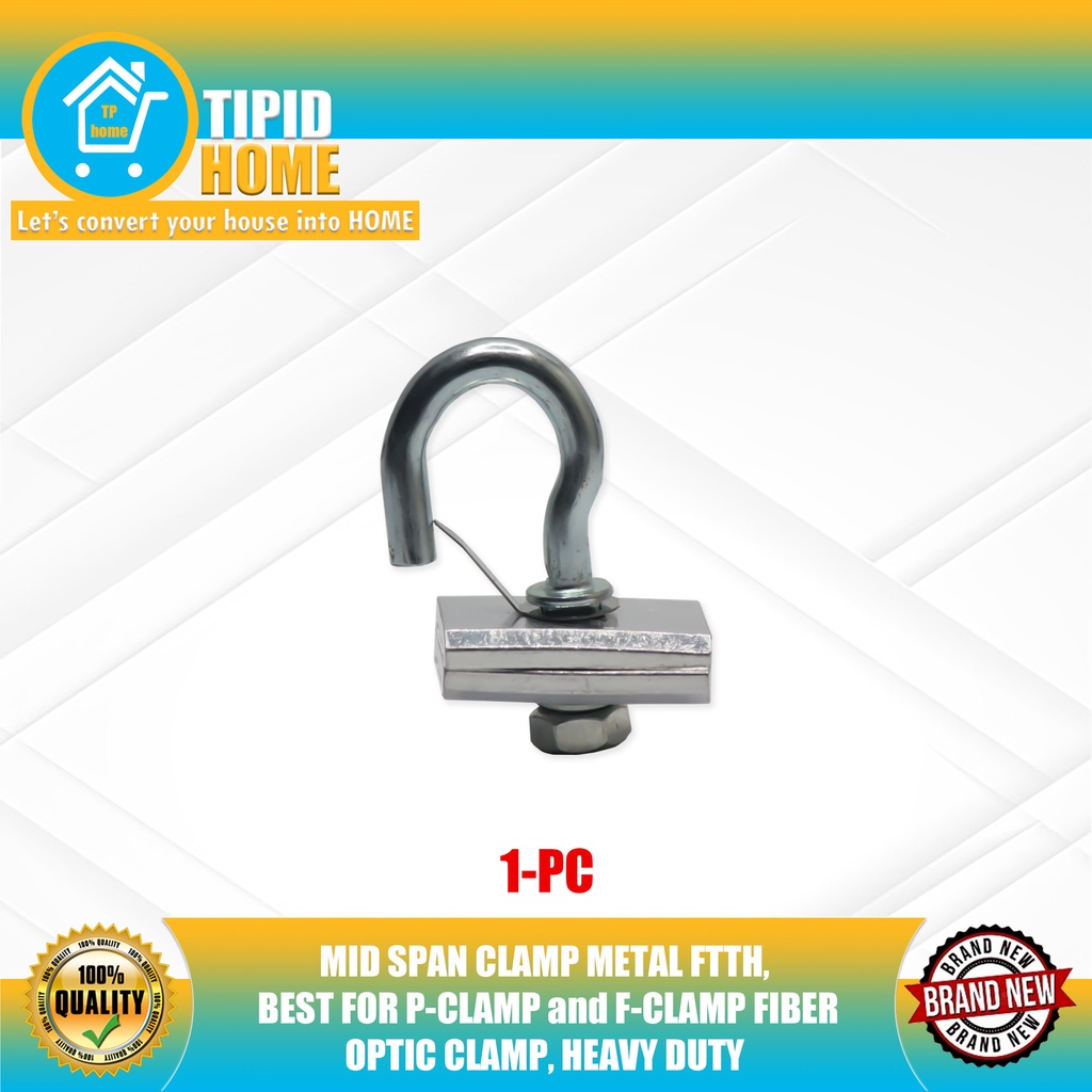 MID SPAN CLAMP METAL FTTH, BEST FOR P-CLAMP and F-CLAMP FIBER OPTIC ...
