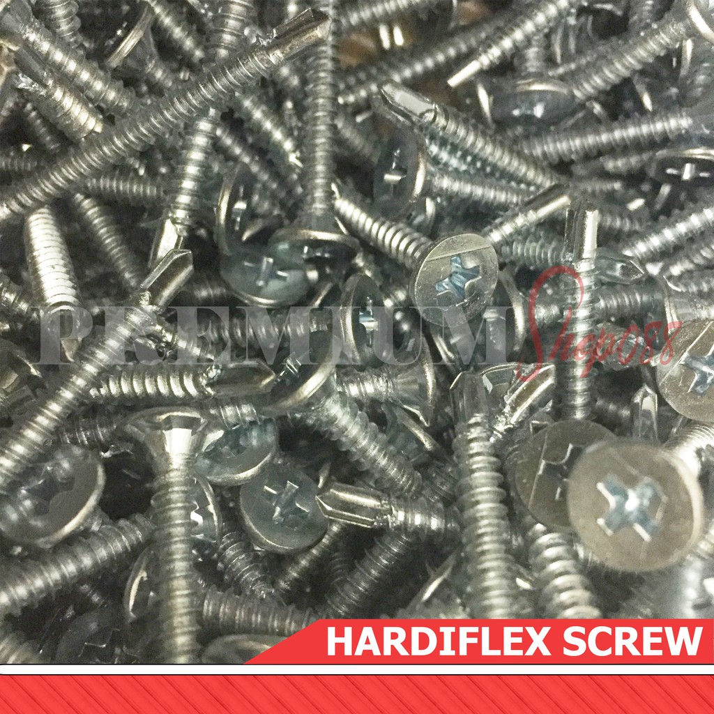 1000pcs Hardiflex Screw Self Drilling Screws #7 x 3/4 1 1-1/4 1-1/2 2 ...