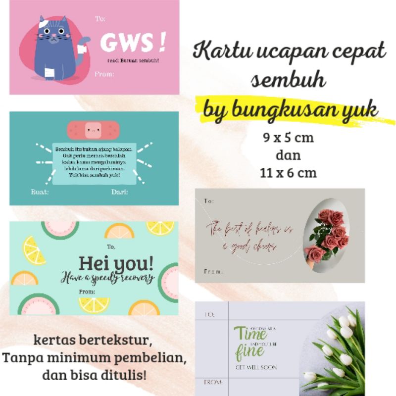 Gws get well soon Greeting Card | Shopee Philippines
