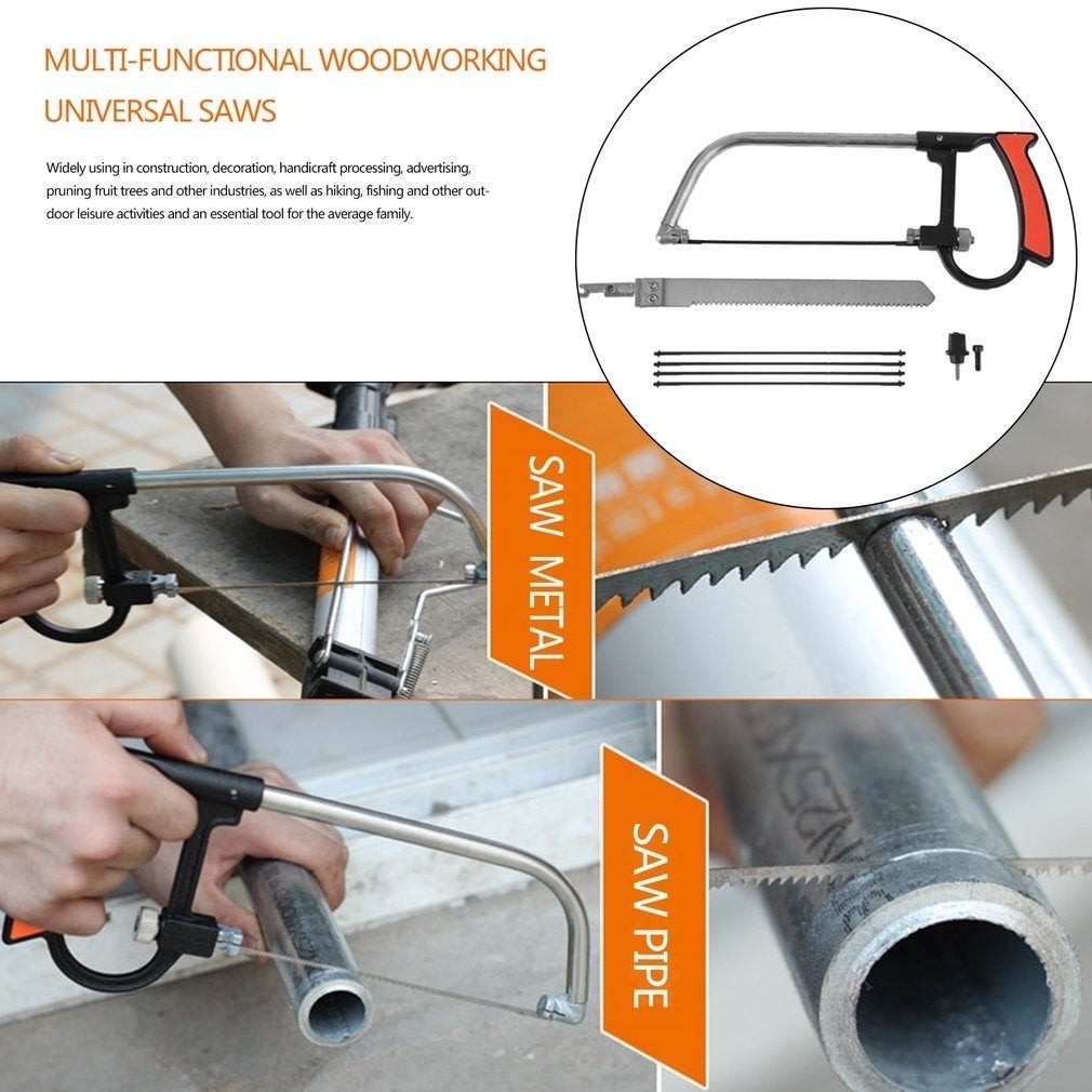 8 In 1 Magic Saw Multi Purpose DIY Metal Wood Glass Saw Kit | Shopee ...