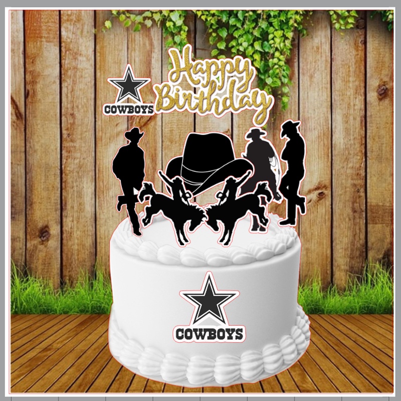 Cowboy Cake Topper 001 | Shopee Philippines