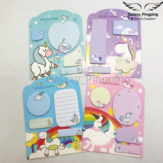 Unicorn Sticky Notes | Shopee Philippines