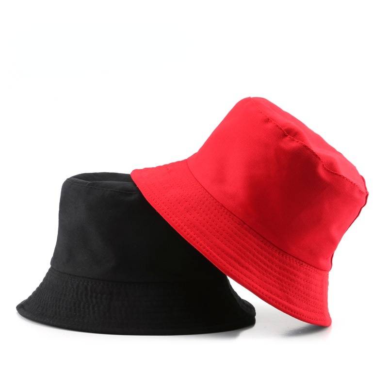 plain hat reversible bucket hat for women 18 colors solid color hat sun ...