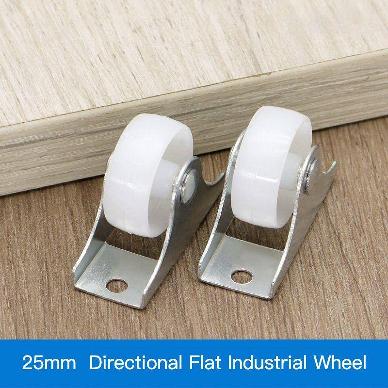 4pcs Directional Flat Industrial Casters White Nylon Wheels Display ...