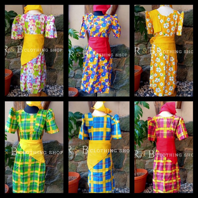 ♤Balintawak style Filipiniana for kids to teens★1-2 days delivery ...