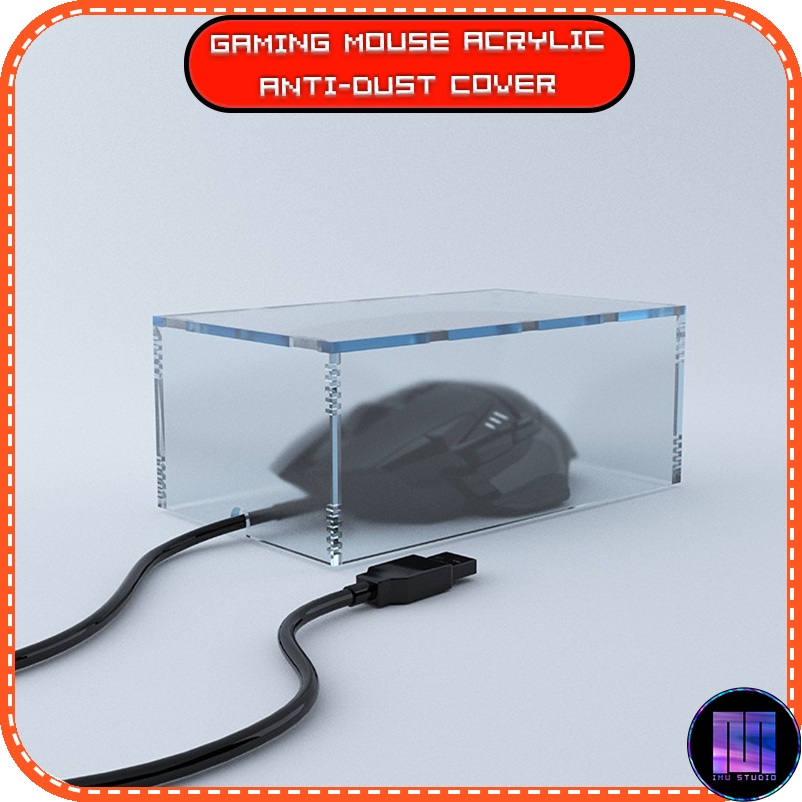 Gaming Mouse Acrylic Cover Anti Dust Protector by IMU Studio | Shopee ...