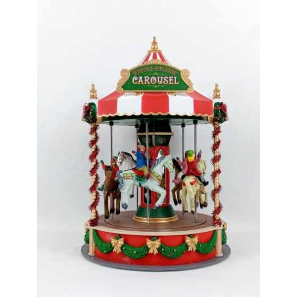 Lemax Christmas Village" Chistmas Cheer Carousel" | Shopee Philippines