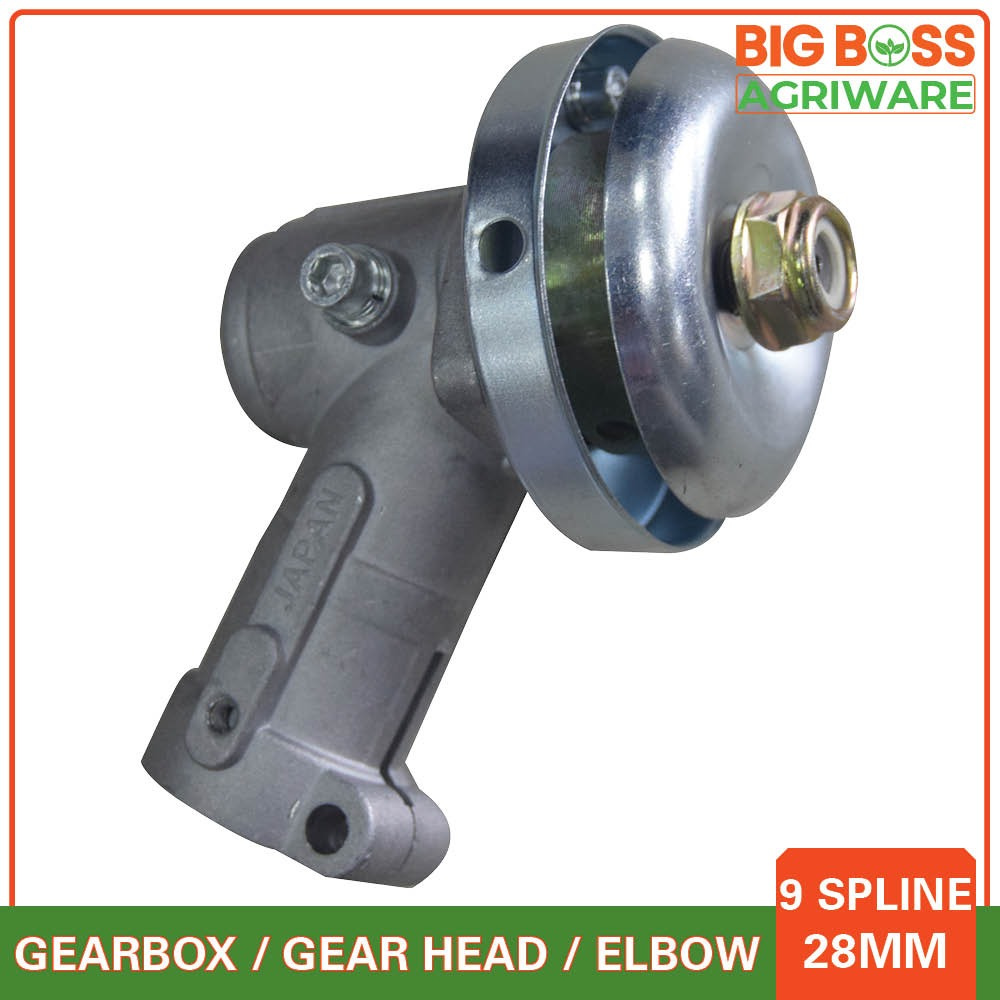 BBA 9 Spline 28MM Grass Cutter Gear Elbow, Gear Head, Gearbox TD40 ...