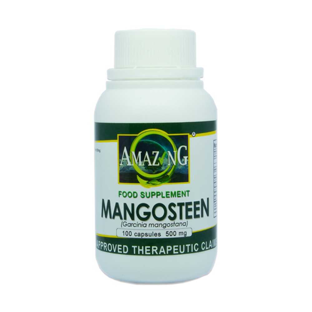 Mangosteen Capsules-Amazing Food Supplement 500mg Bottle of 100 caps ...
