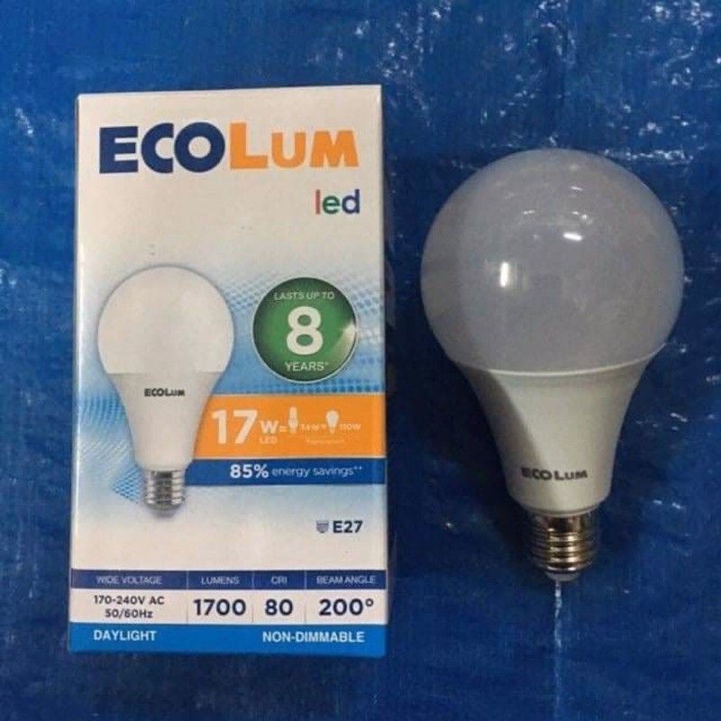 Ecolum LED bulb daylight & warmwhite available!! | Shopee Philippines