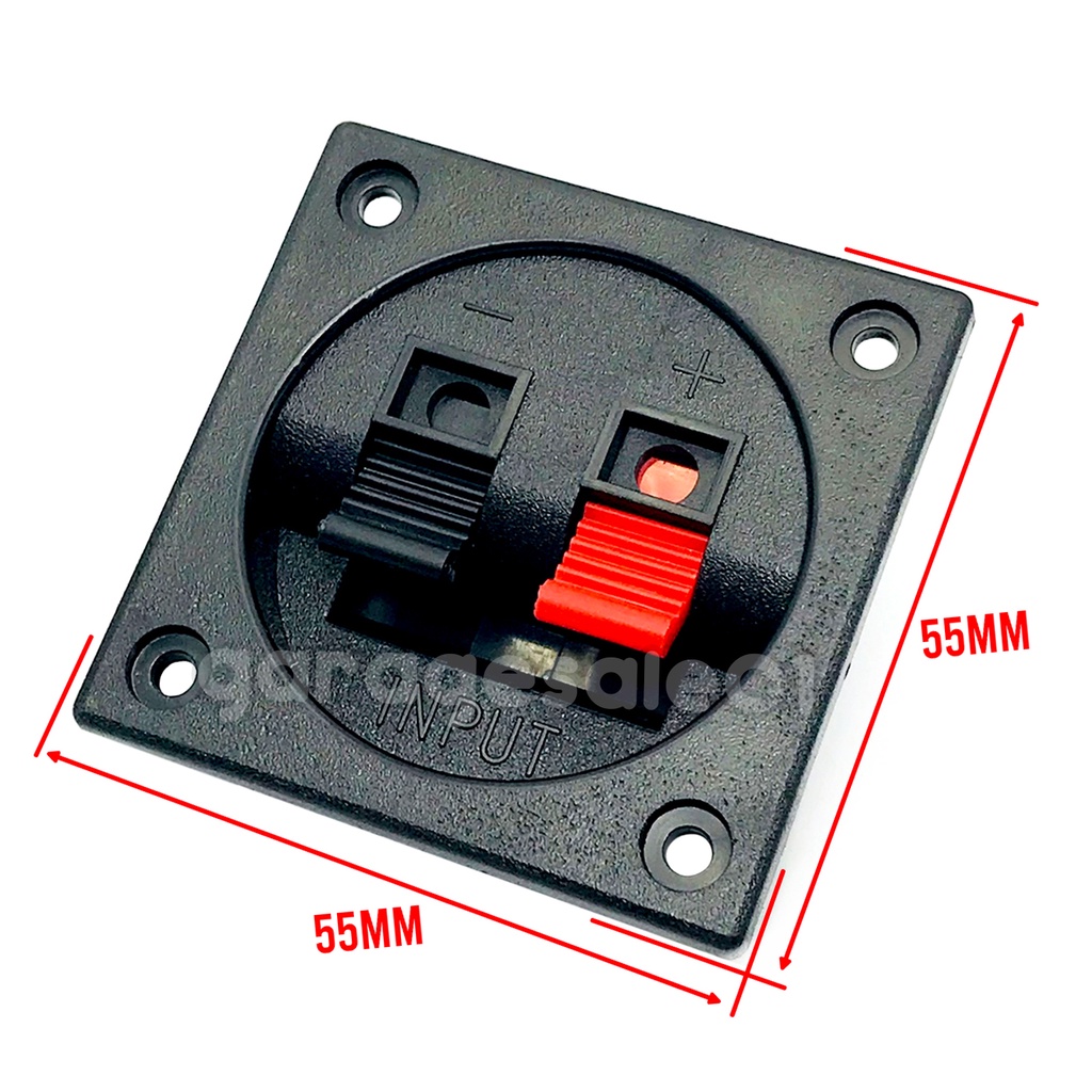 Binding Spring Post Push Type Square Speaker Box Terminal Cup 2X2 ...