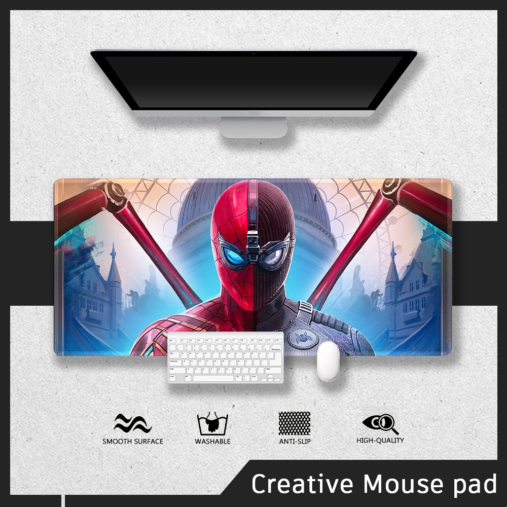 Marvel mouse pad Gaming Mouse pad - Extra Large Anti-Slip The Avengers Spider-Man Gaming ...