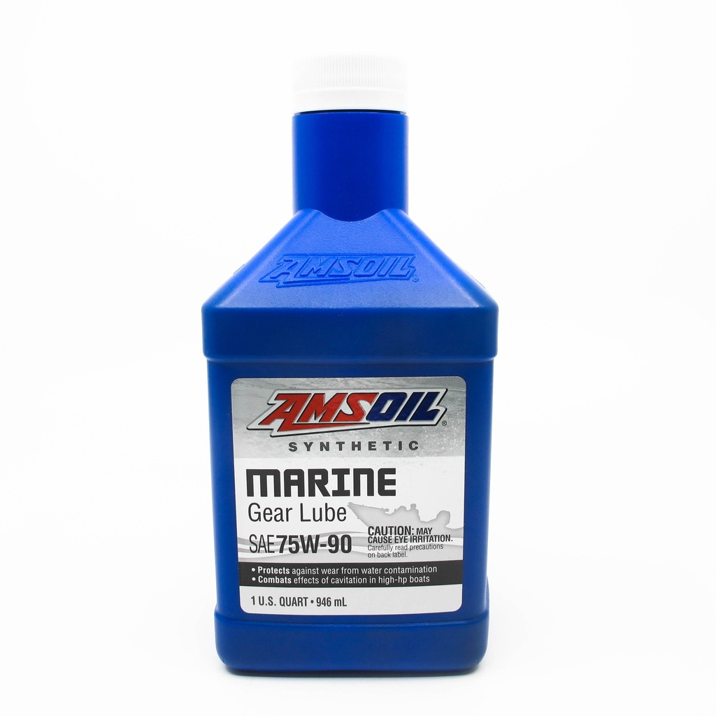 AMSOIL 75W90 (80W) Marine Gear Universal Gear Lube Fully Synthetic (1 ...