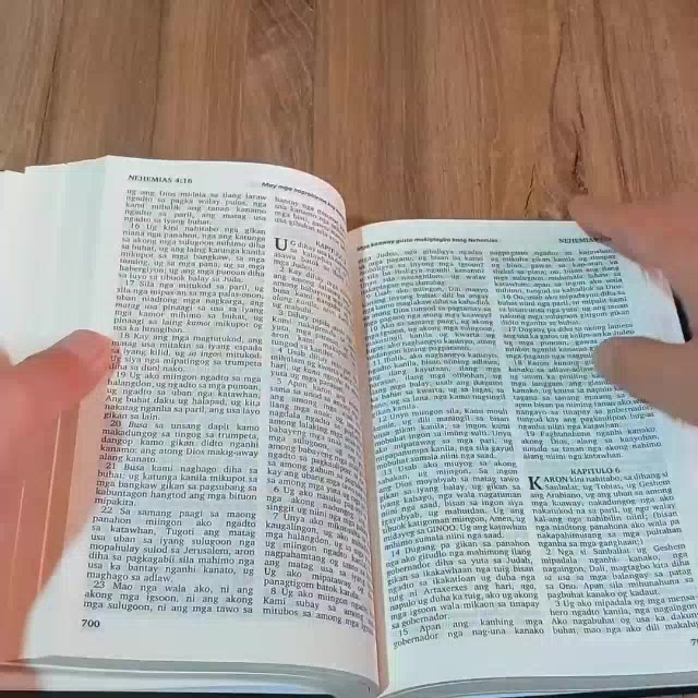 KJV CEBUANO HOLY BIBLE LARGE SIZE Bisaya Hardbound Red Letter Maayong ...