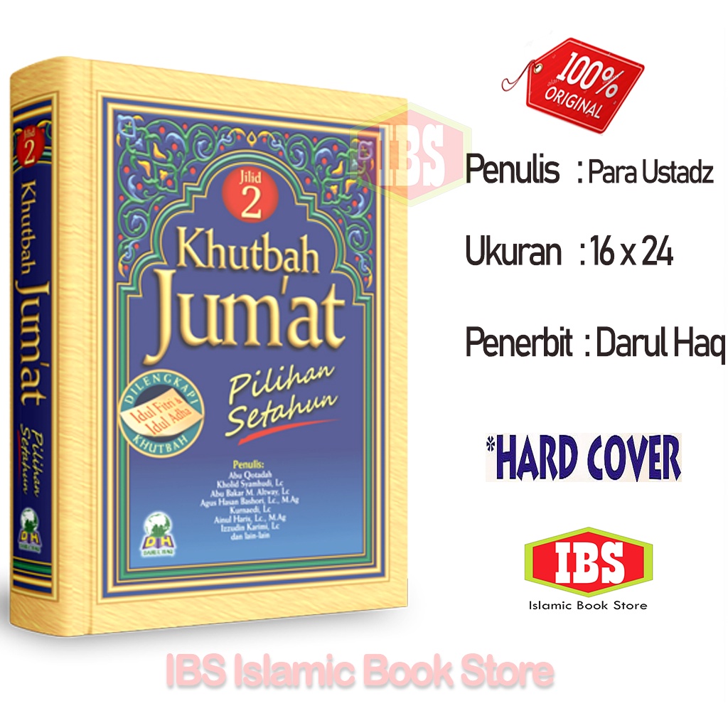 Friday Sermon Sermon Volume 2 / Original - DARUL HAQ | Shopee Philippines