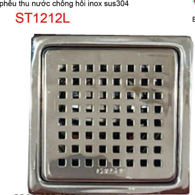 Caesar 304 stainless steel anti-odor floor drain funnel 12x12cm tube 90 ...
