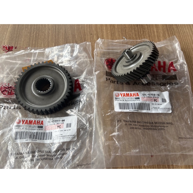 Genuine Gearings (Main Axle Comp/Gear, 1st wheel) Mio Sporty Soul Fino ...