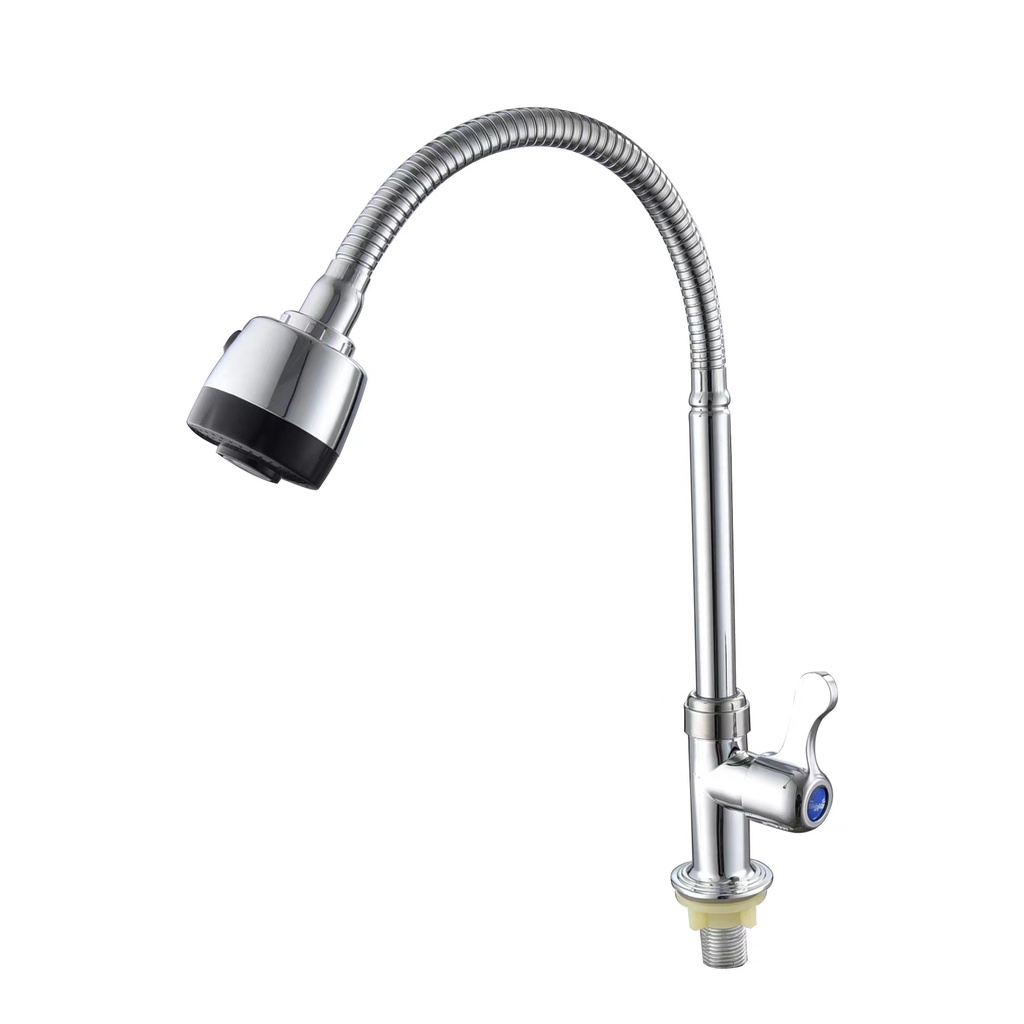 304 Kitchen Faucet Pull Flexible with Sprayer Stainless Sink Wash Tap ...