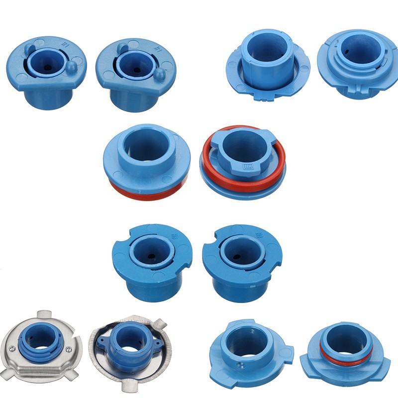 OM 2Pcs LED Headlight Bulb Base Adapter Socket Retainer H1/H3/H4/H7/H11 ...