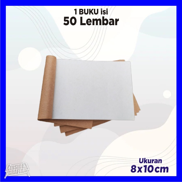 PUTIH Blank Plain Notes Blank Frosted Memo Paper Blank White Plain Note ...