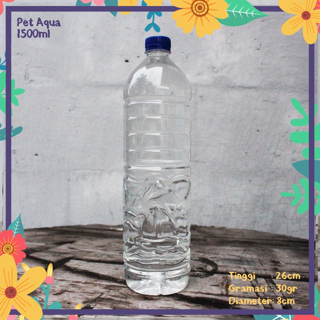 Aqua Plastic Bottle 1500ML 1.5 LITER Half LITER Packaging Drinking Water In Coffee Packaging ...