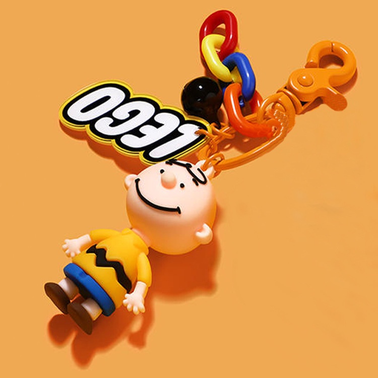 Snoopy Pendant Charlie Brown Cartoon Keychain Personality Creative Car ...