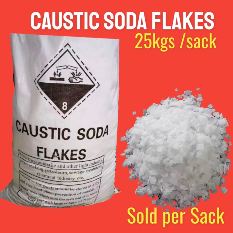 Caustic Soda Flakes 25kgs x 99% (Sold per Sack) | Shopee Philippines