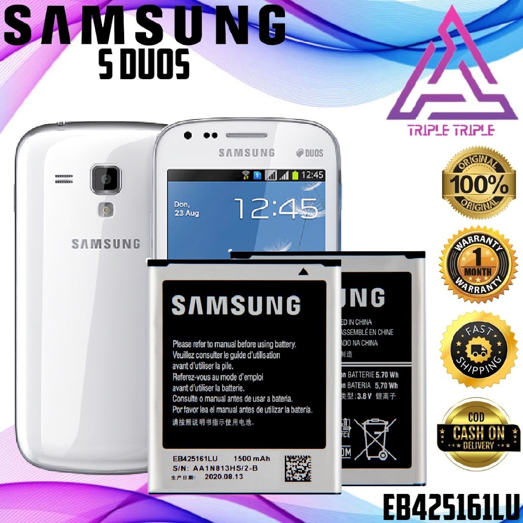 Triple.Triple Battery for Samsung Galaxy S Duos Battery Model ...