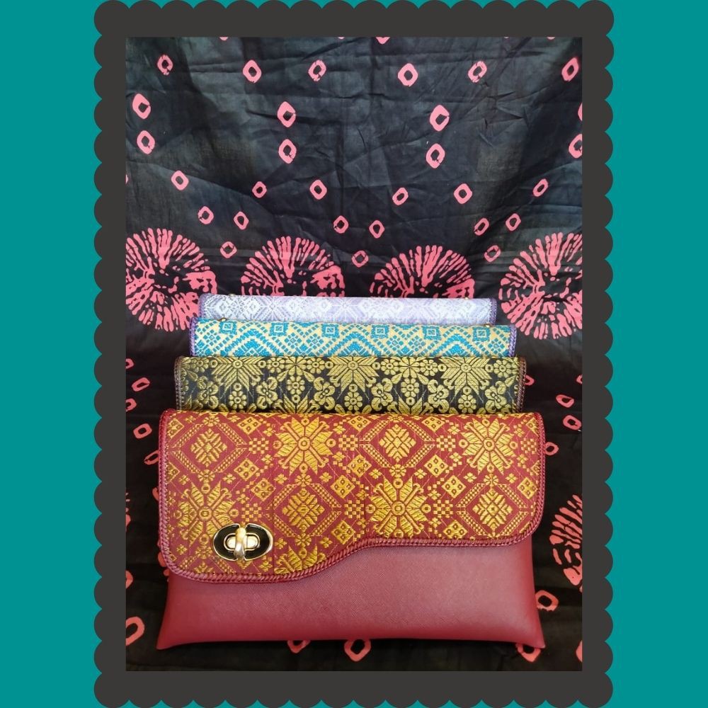 Palembang Songket Wallet Bag, Natsu Model, Various Motifs And Colors ...