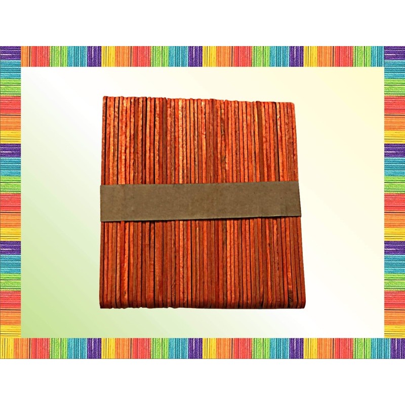Wood Craft Sticks 50 pcs. (Popsicle Stick) | Shopee Philippines