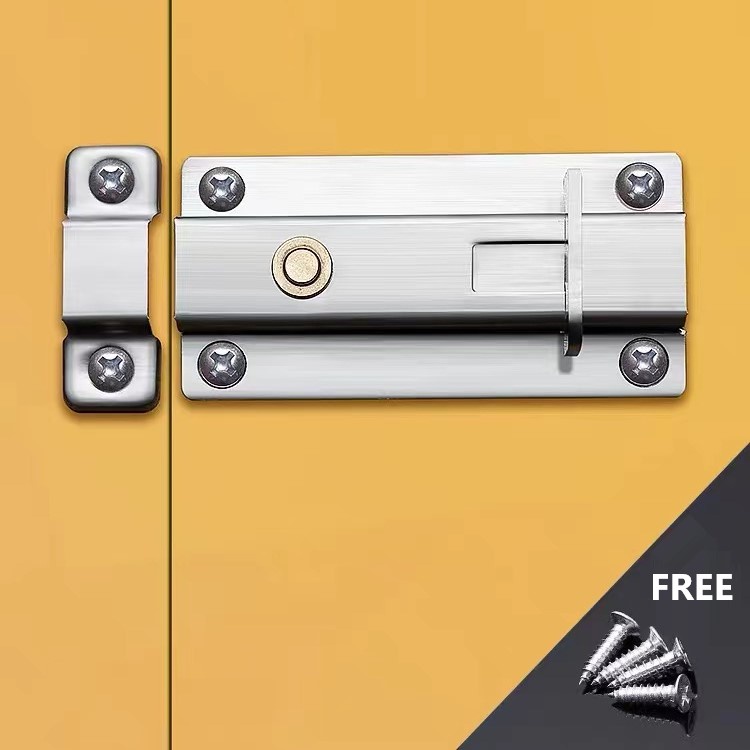 Cooper.ph Stainless Steel Push Bolt Lock 3" & 4" CP-08-17/18 | Shopee ...