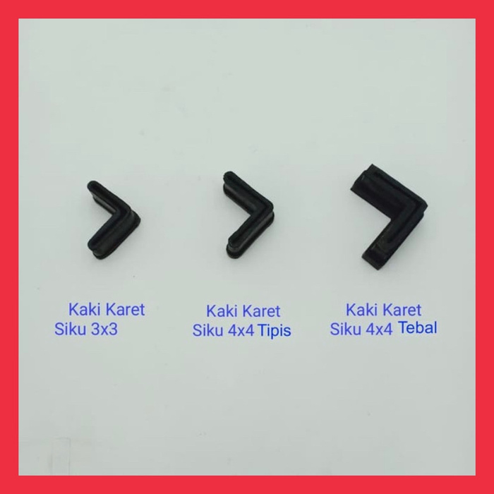 SIKU Rubber Feet Angle Iron Shelf with Hole 4 x 4 cm | Shopee Philippines