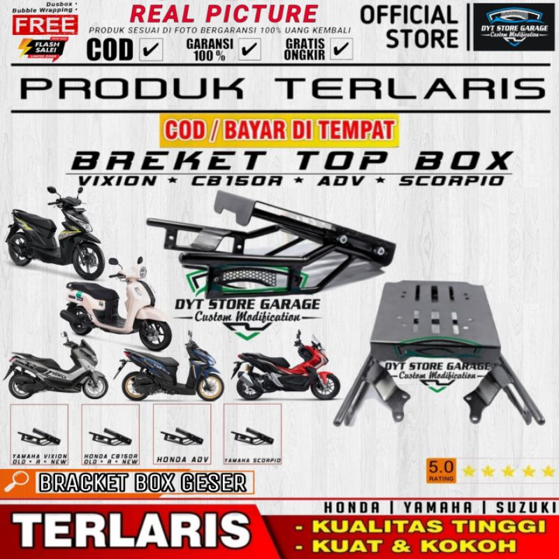 KAPPA Stirrup Brackets Rear Box Brackets Iron Honda Vario 125/150 Fi ...