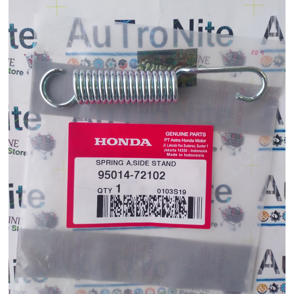 Side Stand Spring A Side Stand 95014-72102 Original Honda Absolute Revo ...