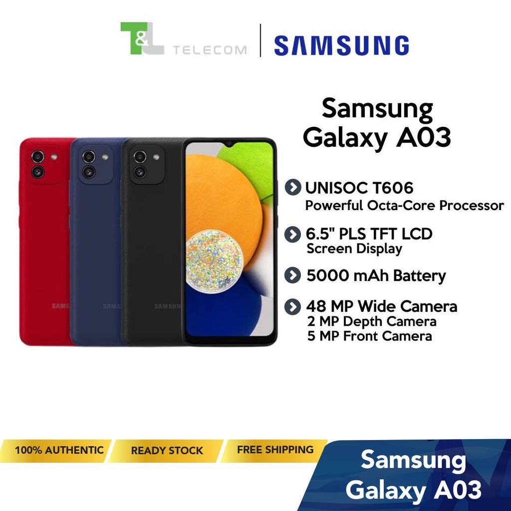 Samsung Galaxy A03 Dual SIM LTE | 3GB+32GB/4GB+32GB/4GB+64GB/4GB+128GB ...