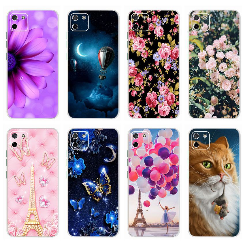 OPPO Realme C11 Fashion Pattern Phone Covers Realme C11 C 11 Clear TPU ...