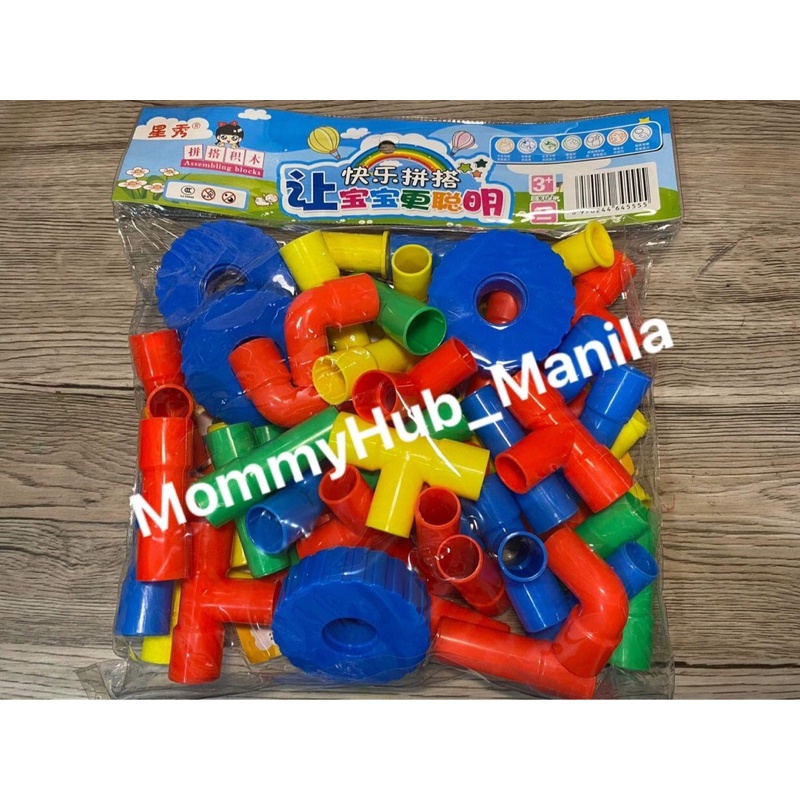 Jumbo Connecting plastic Pipes toy | Shopee Philippines