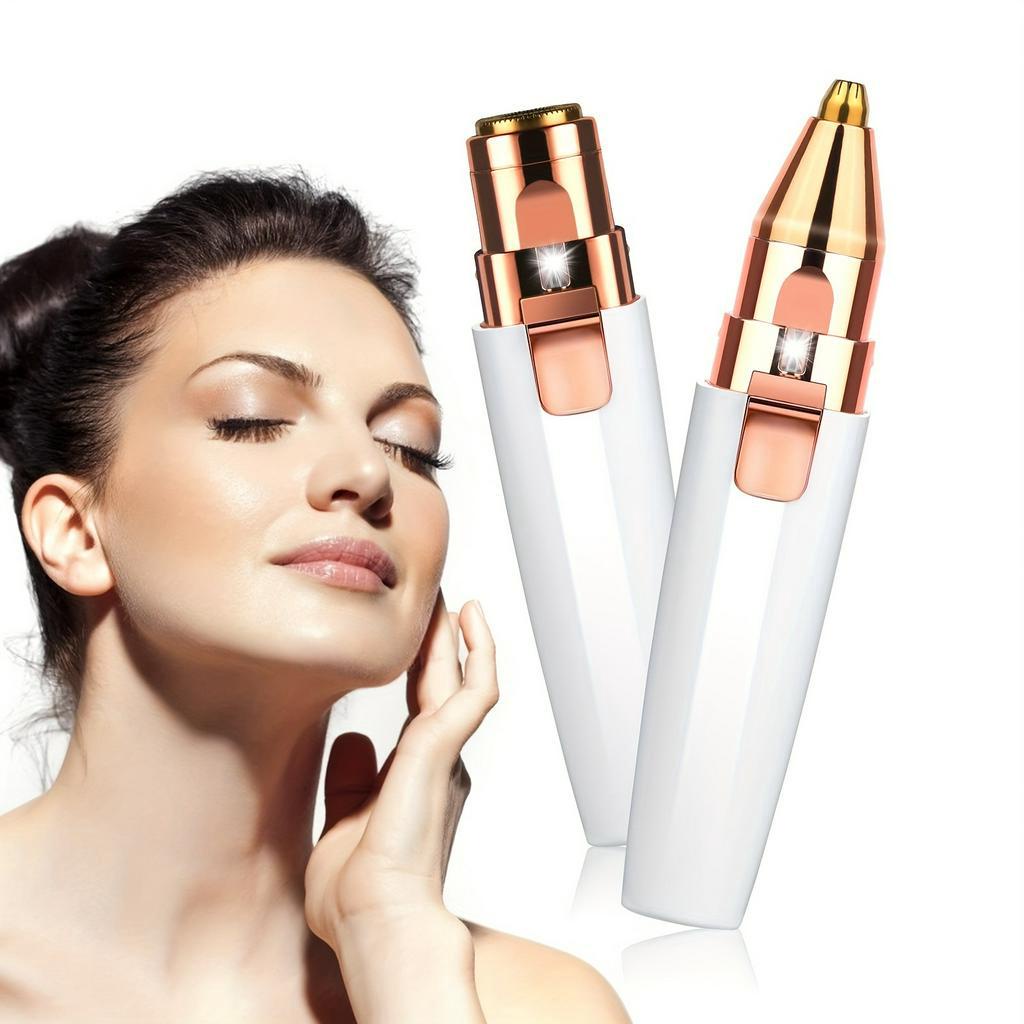 Shaver 2 in 1 Electric Eyebrow Trimmer Eyebrow Trimmer Mini Lipstick ...