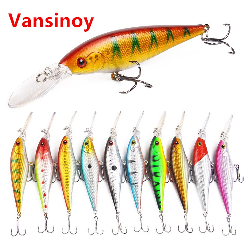 11cm / 9.5g Plastic Bionic Bait Long Tongue Minoruya Bait | Shopee ...