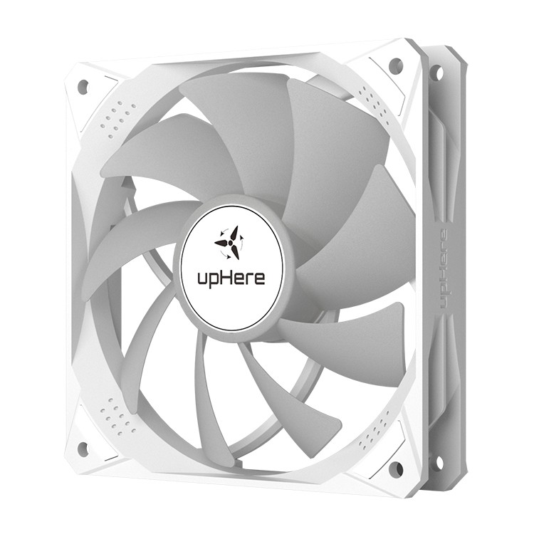upHere CPU Coolling Fan Cheap 120mm 3Pin Molex 4Pin White Computer ...