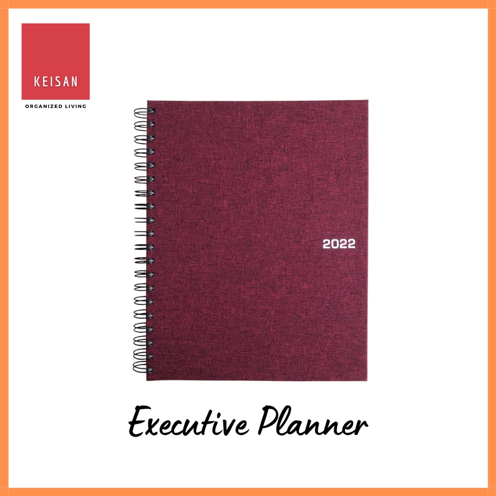 Keisan 2022 Executive Business Monthly & Weekly Planner Productivity ...