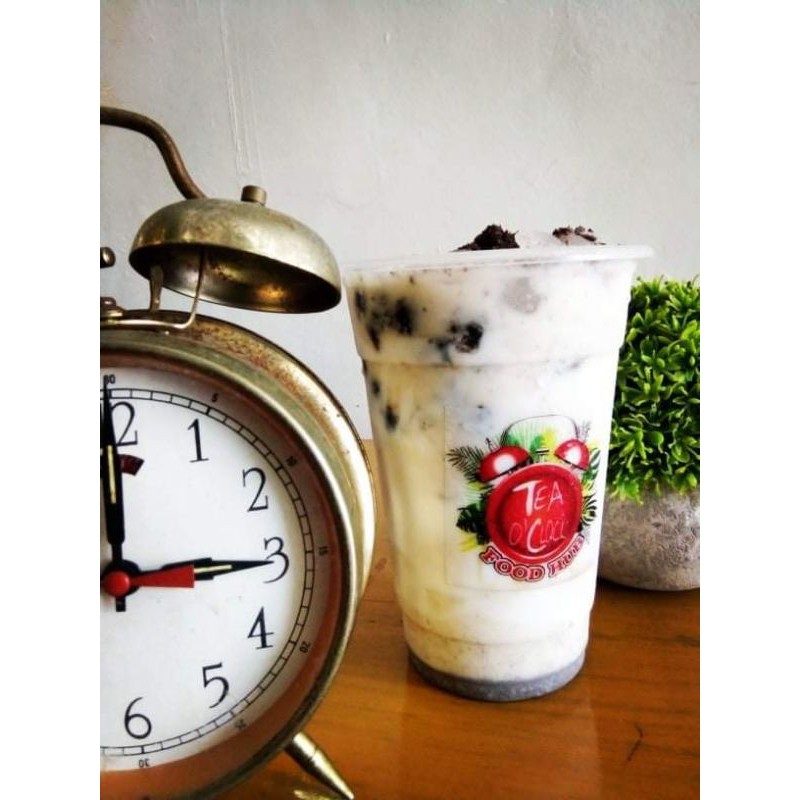 Personalized Clear Sticker for Milk Tea Cup (Logo size 2x2 inch 20pcs ...