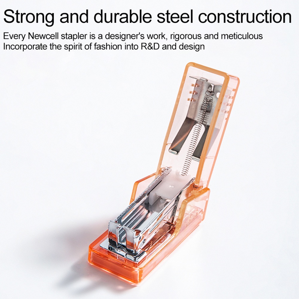 Nusign by Deli Transparent Mini Stapler Art Office NS083F | Shopee ...