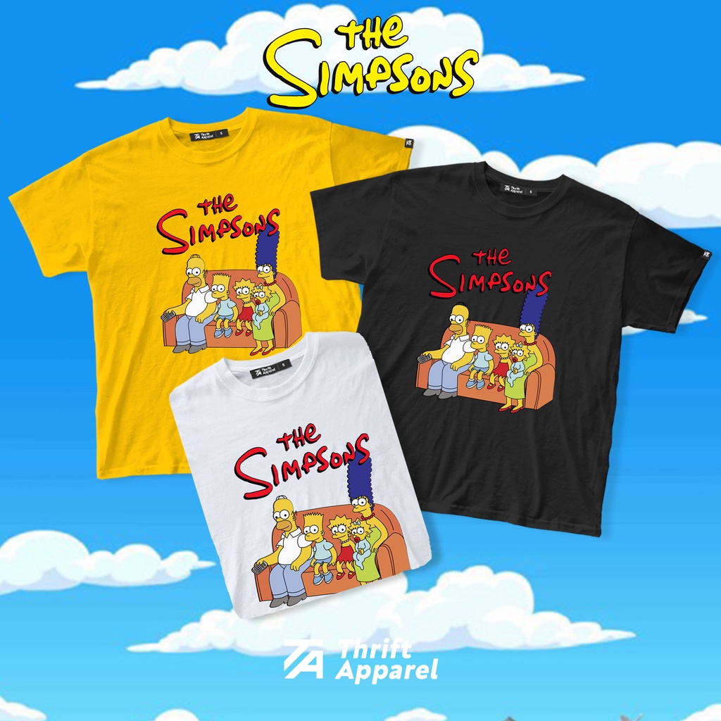 The Simpsons ST | Thrift Apparel T-Shirt | Shopee Philippines