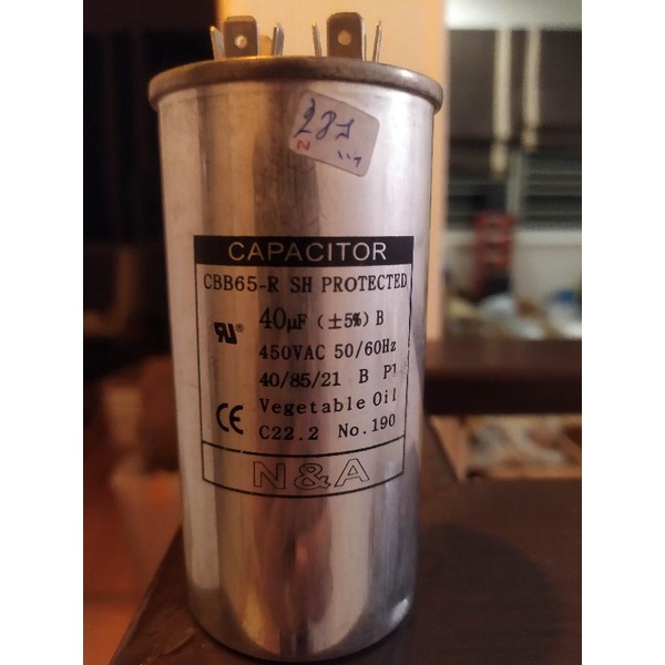Capacitor Aircond 40 50 Microfarad | Shopee Philippines