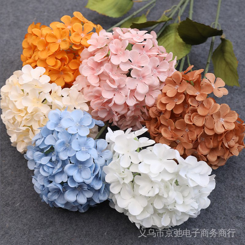 Simulation Hydrangea Wedding Single Large Hotel Floral Arch Decoration ...