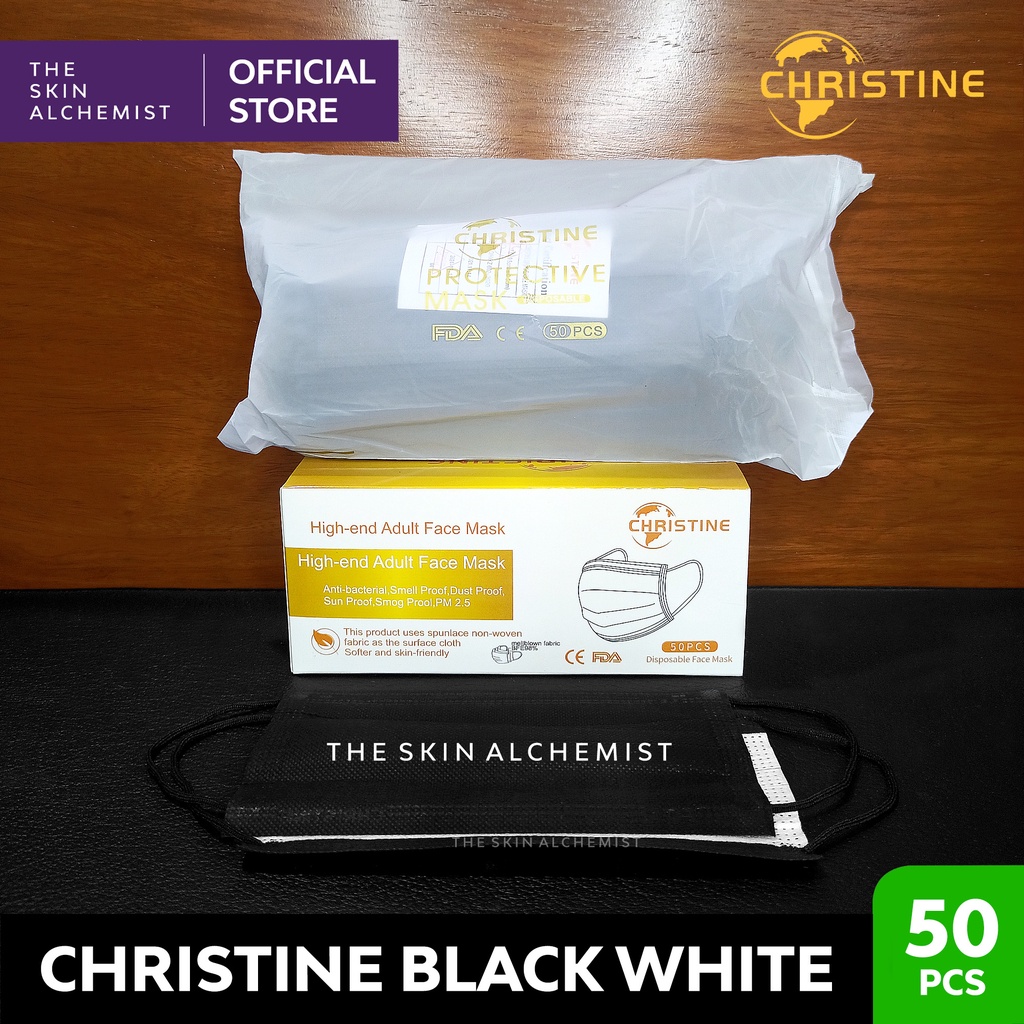 NEW! 50 PCS Macaron / Christine / Lucky Black White Inside Disposable ...
