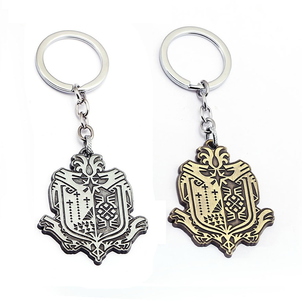 Games Monster Hunter World Hunter Guild Logo Keychain | Shopee Philippines